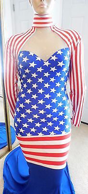 DRAG QUEEN MORGAN WELLS DESIGNS STARS & STRIPES PATRIOTIC DRESS ...